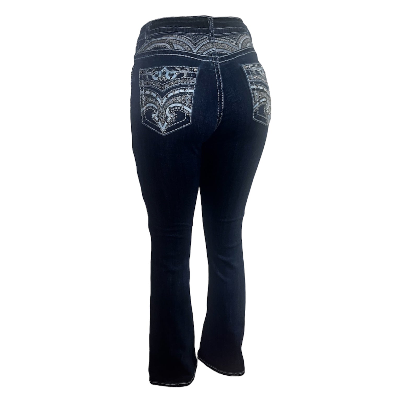 Rhinestone Bootcut Jeans – Ellie Rose